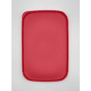 Tupperware Modular Mates Rectangular Replacement Seal Lid Rectangle 1610 Pink 10.75" X 7"