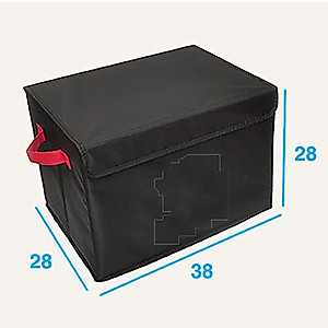 Car Trunk Storage Box Folding Basket Interior Stowing Tidying Organizer for Universal Accesories