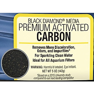 Marineland Black Diamond Premium Activated Carbon 22 Ounces, Filter Media For aquariums