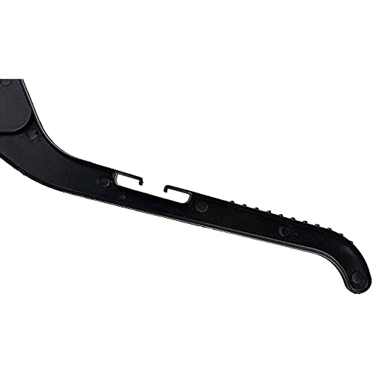 Hangon Recycled Plastic with Notches Shirt Hangers, 17 Inch, Black, 200 Pack (HORB-200)