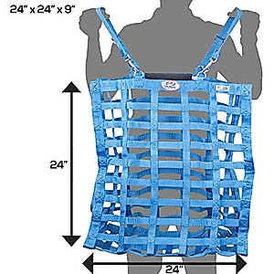 Derby Originals Supreme Patented Four Sided Slow Feed Horse Hay Bag with 1 Year Warranty