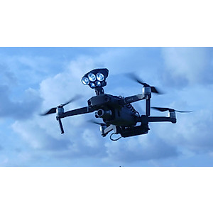 Professional Release and Drop Plus Device with LED Light Searchlight Bundle for DJI Mavic 2 Zoom/Pro/Enterprise/Dual, for Drone Fishing, Bait Release, Search & Rescue, Payload Delivery, Fun Activities