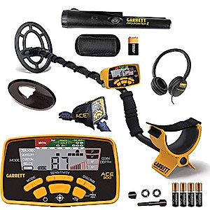 Garrett ACE 300 Metal Detector with Waterproof Search Coil and Pro-Pointer II
