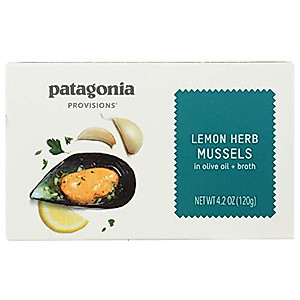 Patagonia Provisions, Mussels Lemon Herb Organic, 4.2 Ounce