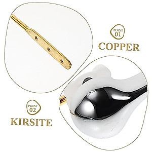 OSALADI 2 Sets Accessories Float Toilet Tank Flush Lever Replacement Front Mount Toilet Handle Lever Toilet Handle Replacement kit Toilet Toilet Tank Lever Replacement Flap