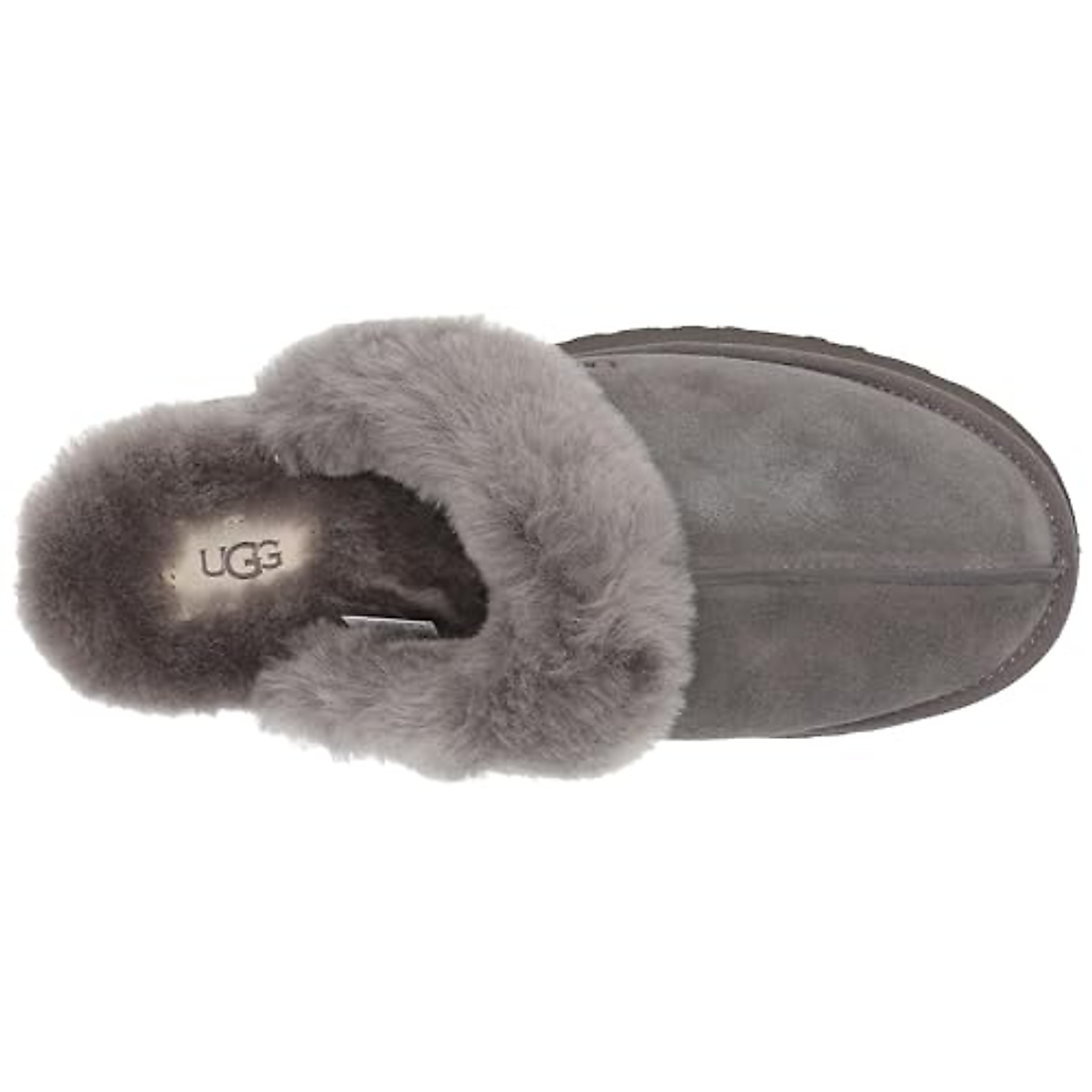 UGG Women's Disquette Slipper, Charcoal, 6
