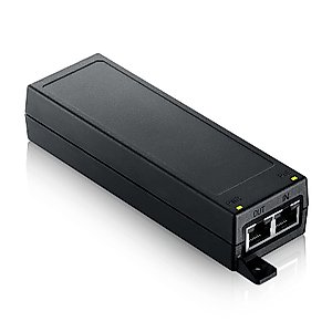 Zyxel Single Port Powerinjector | 1-2.5G MultiGig 802.3at PoE+ Injector | Simple Plug and Play | IEEE 802.3af/at