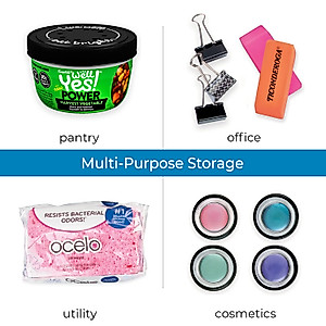 iDesign BPA-Free Plastic Freezer and Fridge Organization Bin for Kitchen, Fridge, Freezer, Pantry and Cabinet Organization, The Linus Collection – 11" x 7" x 3.5", Clear