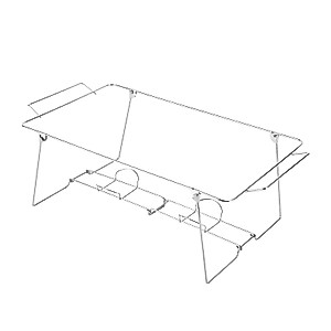 12 Pack Wire Rack Buffet Stand, Foldable Chafing Wire Racks Easy Collapsible for Storage & Reuse for Home Party, Wedding and Birthday Party Event Catering Supplies