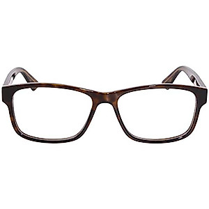 Gucci Web Men's GG0640OA 002 Havana Full Rim Rectangular Eyeglasses 55mm