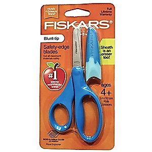 Fiskars Blunt-tip Safety-edge Blade Scissors Navy blue