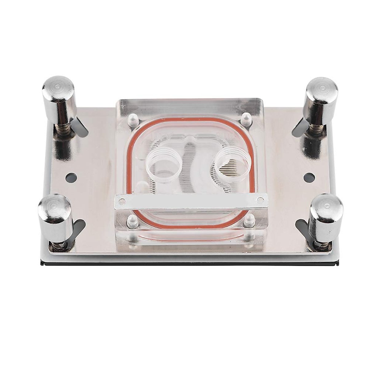 Bewinner PC Water Cooling Block,Computer CPU Water Cooling Block Waterblock Copper Base with Micro Channel,for AM2 / AM2+ / AM3 / AM3+ / AM4 / FM2+ CPU,Processed with Anti-Oxidization Technology