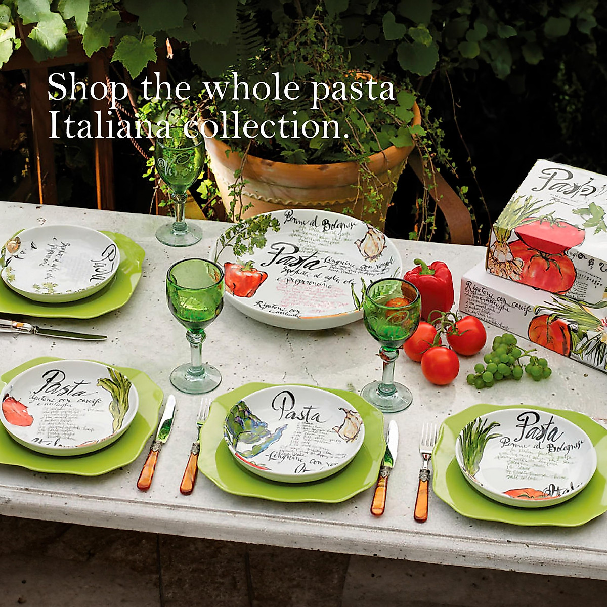 Rosanna Pasta Italiana Pasta Bowls Set of 4