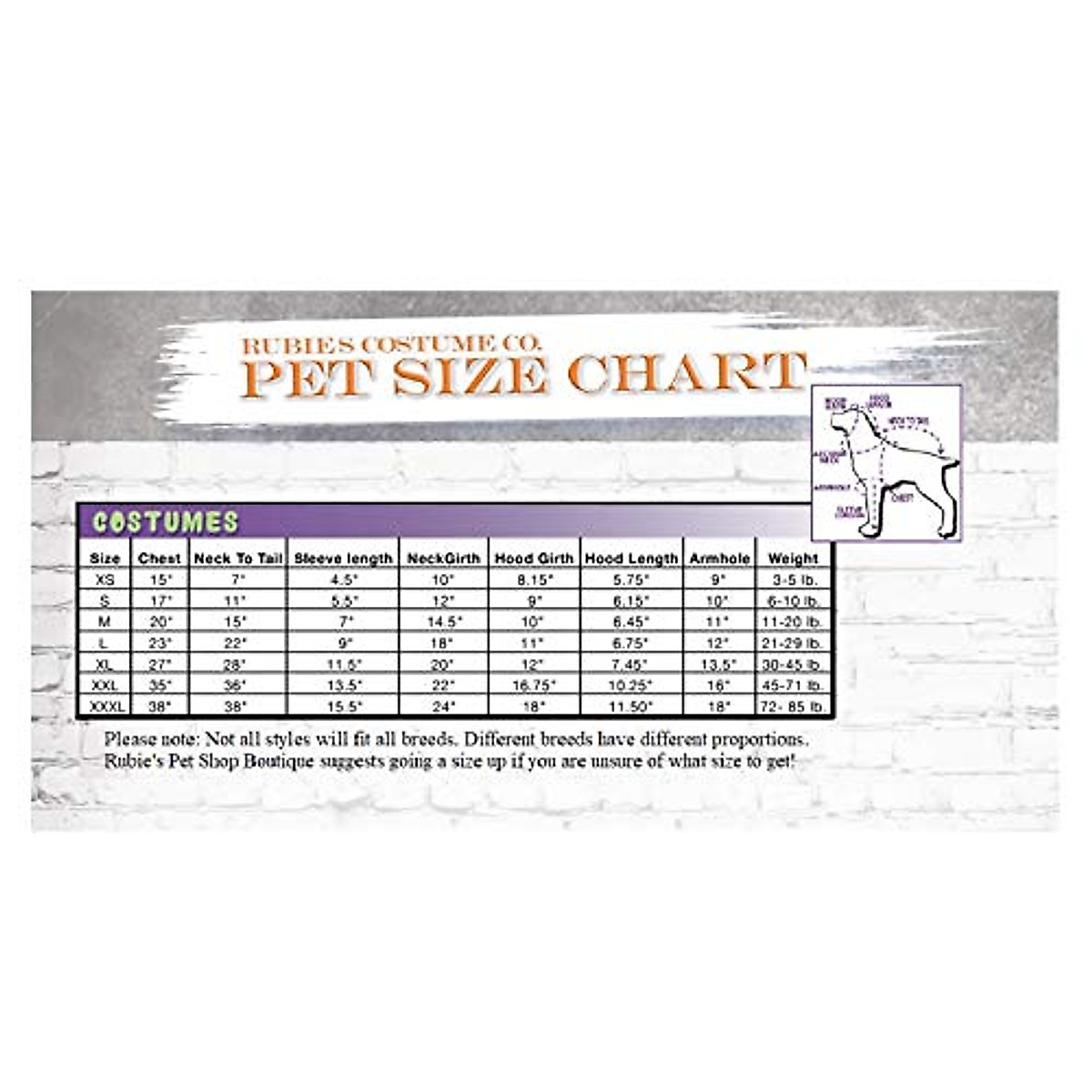 Rubie's Disney Hocus Pocus Winifred Sanderson Pet Costume, Large