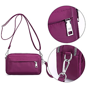 Mudono Wrist Bag for Women Waterproof Crossbody Purse Lightweight Shoulder Bag Small Pocketbooks Phone Handbag