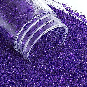 Weddings Parties and Gift Purple Sparkly Glitter Crafts DIY Party Wedding Decorations Projects Sale vngift11432