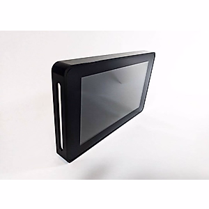 Professional Wall Mount for Raspberry Pi Touchscreen (Black Anodized Aluminum)
