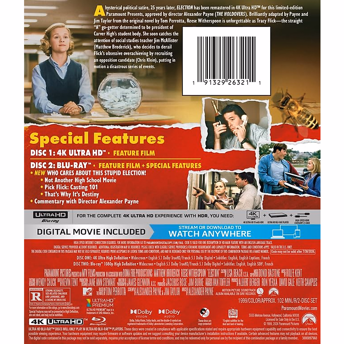 ELECTION - PARAMOUNT PRESENTS Volume 46 [4K UHD]