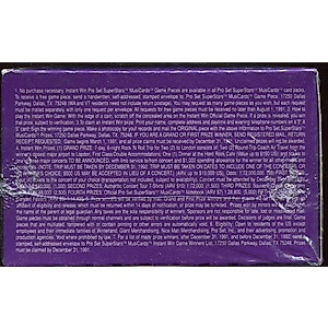 Pro Set Super Stars MusiCards Box