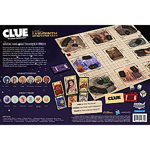 CLUE: Labyrinth | Solve The Mystery - Who Does Jareth Control, Where is Toby, and What Object is Used | Collectible Clue Game Based on Jim Henson’s Labyrinth | Officially-Licensed Game