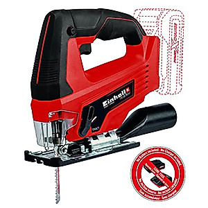 Einhell TC-JS Power X-Change 18-Volt Cordless 2700 SPM Jig Saw, 4/5-Inch Stroke Length, 45° Max Bevel Angle