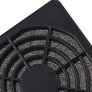 BQLZR 60mm Black Plastic Case Fan Filter Guard Grill or Cover PC Computer Pack of 5