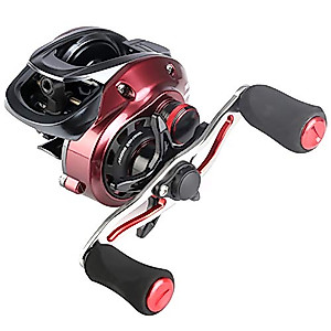 SeaKnight RED Fox Baitcasting Reels, 7.2:1/8.1:1 Gear Ratio, Ultralight Baitcaster Reel, Super Smooth with 13LBs Carbon Fiber Drag Fishing Reel