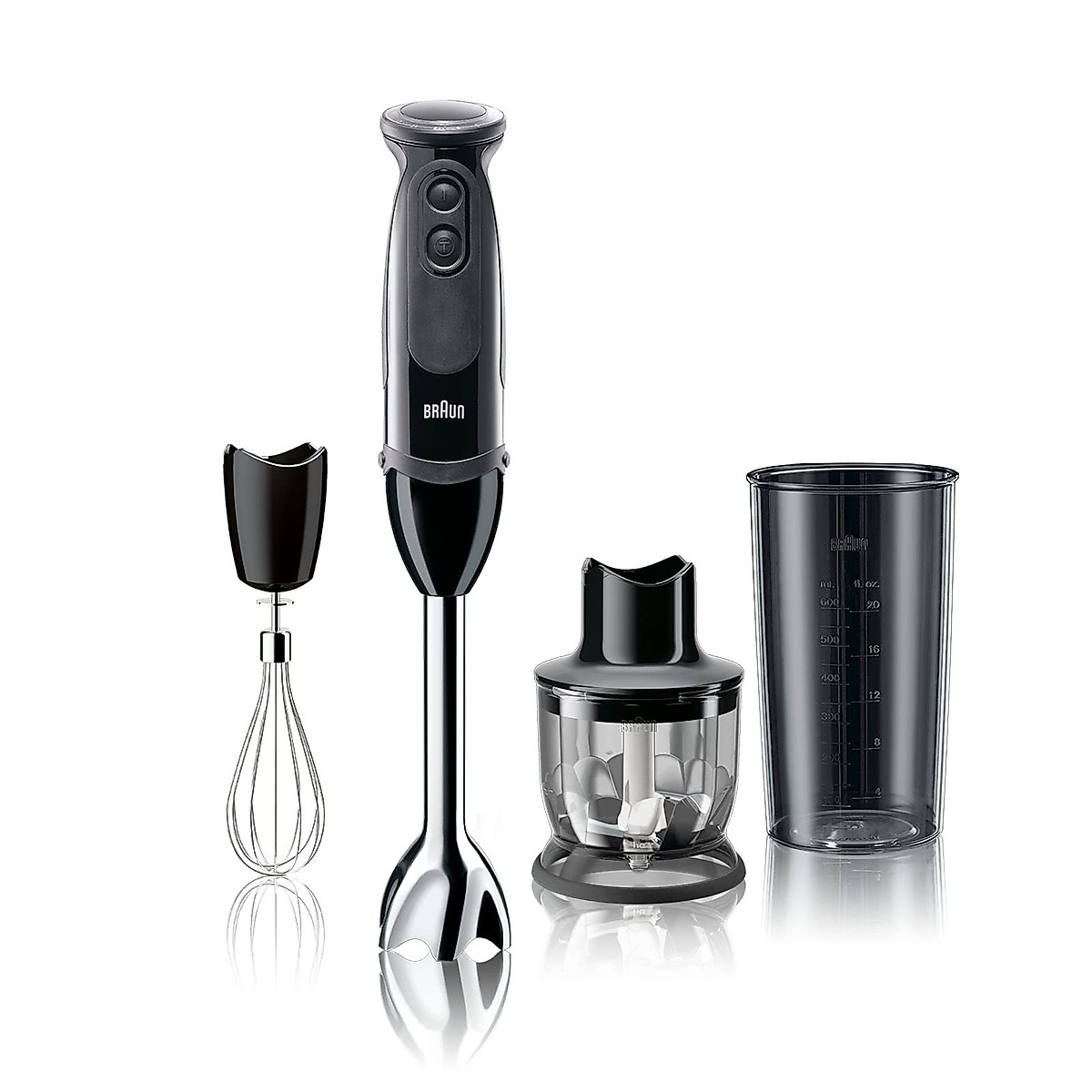 Braun MultiQuick 5 Vario Immersion Hand Blender, Black & Maker Descaling Solution -200ml - BRSC013