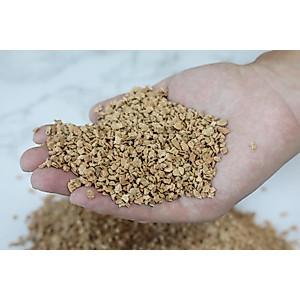 JFWOD 8L Natural Cork Peat Hamster Bedding Pet Litter for Dwarf Syrian Hamsters, Gerbils, Mices, Degus or Reptiles Habitat Decorations