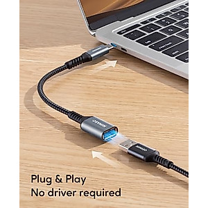 NIMASO USB C to USB 3.0 Adapter [2 pack], USB C to USB A Adapter, USB Type-C to USB,Thunderbolt 3 to USB Adapter OTG Cable for iPhone 15/15 Pro/15 Plus/15 Pro Max, Macbook Pro/Air, Galaxy S20 and more