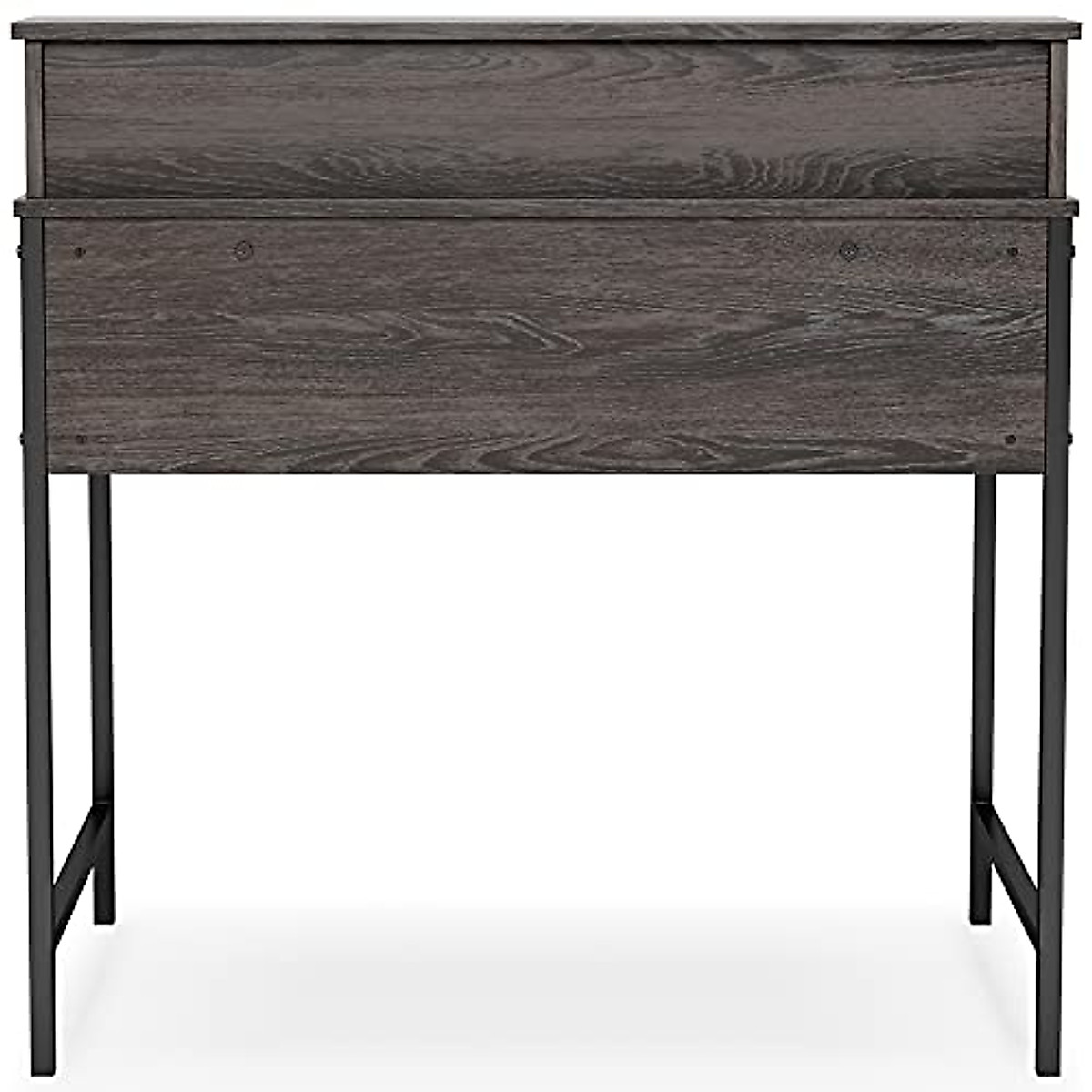 Signature Design by Ashley Freedan Home Office Desk, 36"W x 20"D x 36"H, Dark Gray