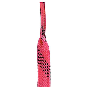 Elite Hockey Prolace Waxed Hockey Skate Laces - Set of 2 Pairs (Pink, 108")