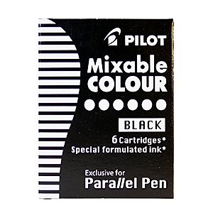 Pilot Parallel Pen Refill Black 6 Pack