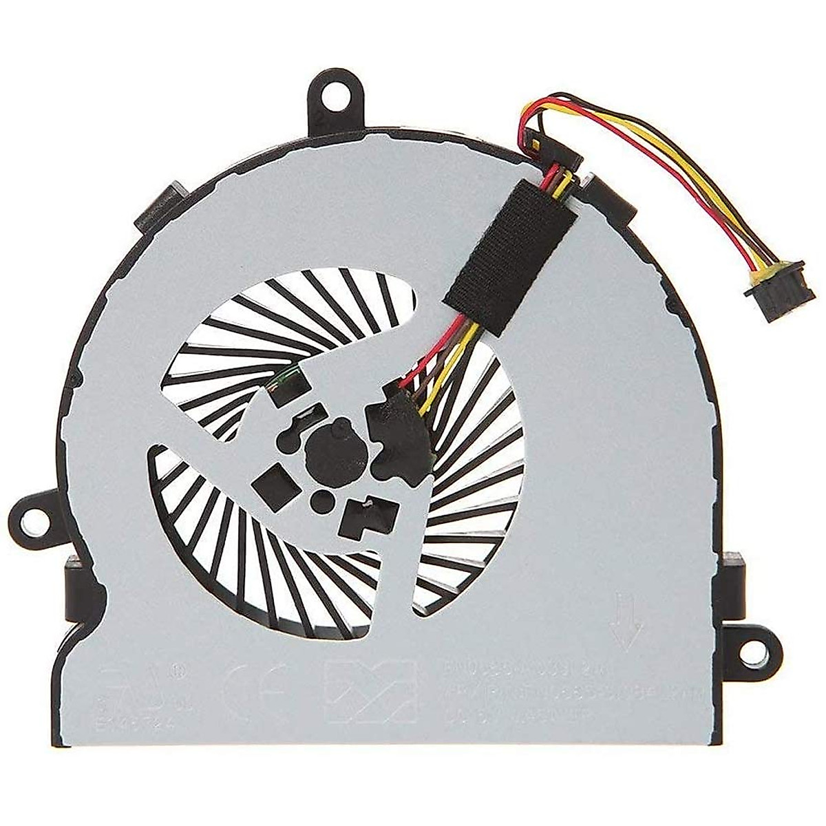 MMOBIEL Laptop CPU Cooling Fan 4 Pin 4 Wire Replacement for HP 250 G4 255 G4 Notebook 15-AC Series DC28000GAR0 XRF-813956-002 Incl (+) Screwdriver