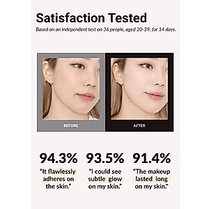 [JUNGSAEMMOOL OFFICIAL] Essential Skin Nuder Cushion (Medium Deep) | Refill Included | Natural Finish | Buildable Coverage | Makeup Artist Brand