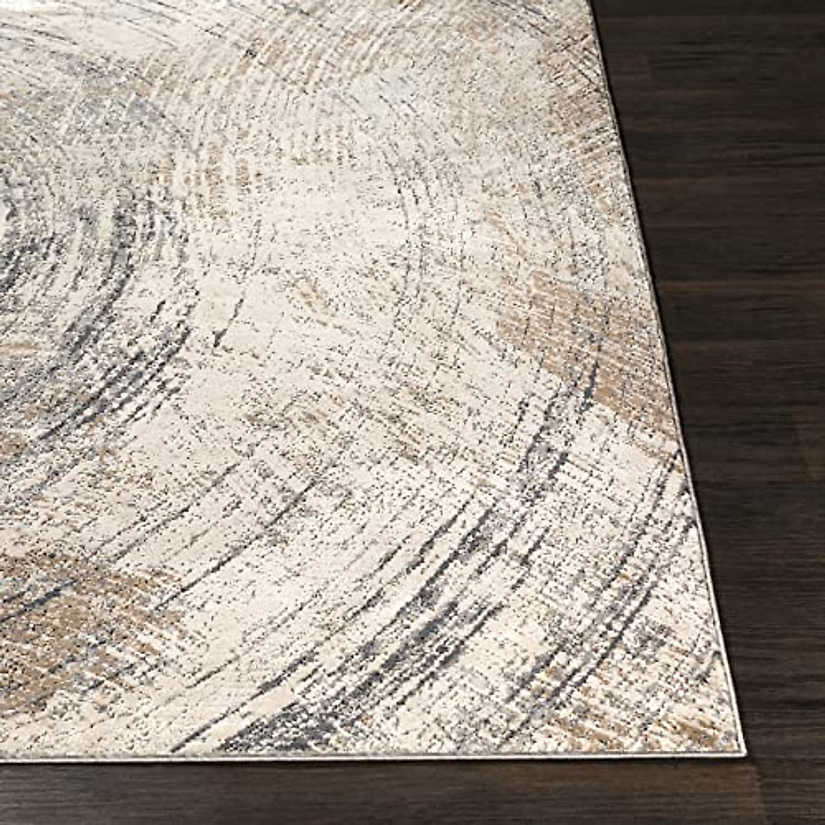 Mark&Day Area Rugs, 8x10 Pontoise Modern Charcoal Area Rug Gray Brown Cream Carpet for Living Room, Bedroom or Kitchen (7'10" x 10'2")
