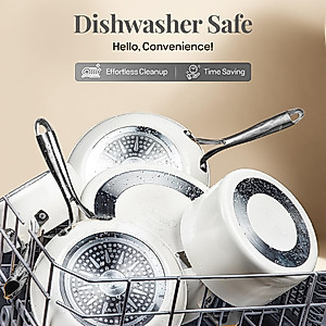 GOTHAM STEEL 10 Inch Non Stick Frying Pans, Ceramic Frying Pans Nonstick, Non Toxic Ceramic pan for Cooking, Oven Safe Skillet Nonstick Frying Pan, Nonstick Pan, Non Stick Pan, Dishwasher Safe