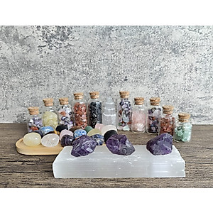 MAIBAOTA Natural Amethyst Crystal Rocks Raw Healing Crystals Bulk 1" Raw Rough Gemstones Rocks for Tumbling Polishing Cutting Reiki Witch Quartz Crystal Stones