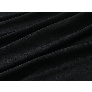 Veranee Women's Sleeveless Swing Tunic Summer Floral Flare Tank Top (XXL, Black)