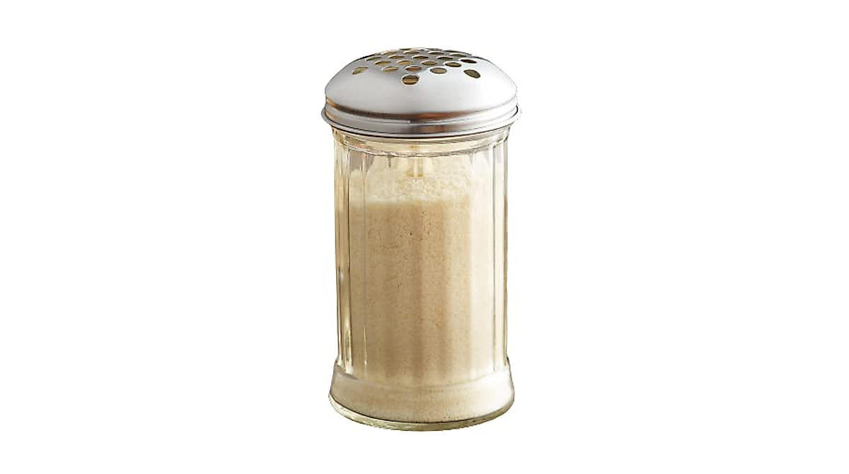 12 Oz. Cheese Shaker with Stainless Steel Lid | Geex Depot US