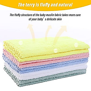Lovely Care Super Absorbent 10 Pack Burp Cloths - Coral Fleece Gentle on Sensitive Skin for Face and Body, Plush - Milk Spit Up Rags - Burpy Cloth for Baby Boys and Girls - Unisex 17 x 10 Inch
