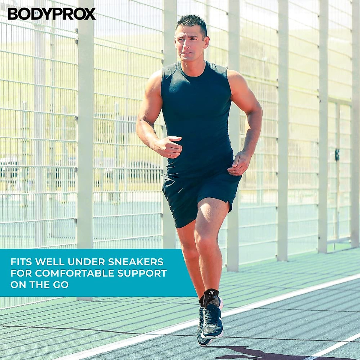 Ankle Brace for Women and Man, Ankle Compression Sleeve, Ankle Support with Adjustable Compression Strap for Sprained Ankle, Injury Recovery and More! (Small)