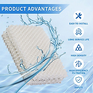 Fbzrnik WF813 Humidifier Filter Replacement for Equate EQ-2119-UL EQWF813, Relion RCM-832 RCM-832N, ProCare PCWF813 PCWF-813 PCCM-840 PCCM-832N Cool Mist Humidifiers Wick Filters (2 Pack)