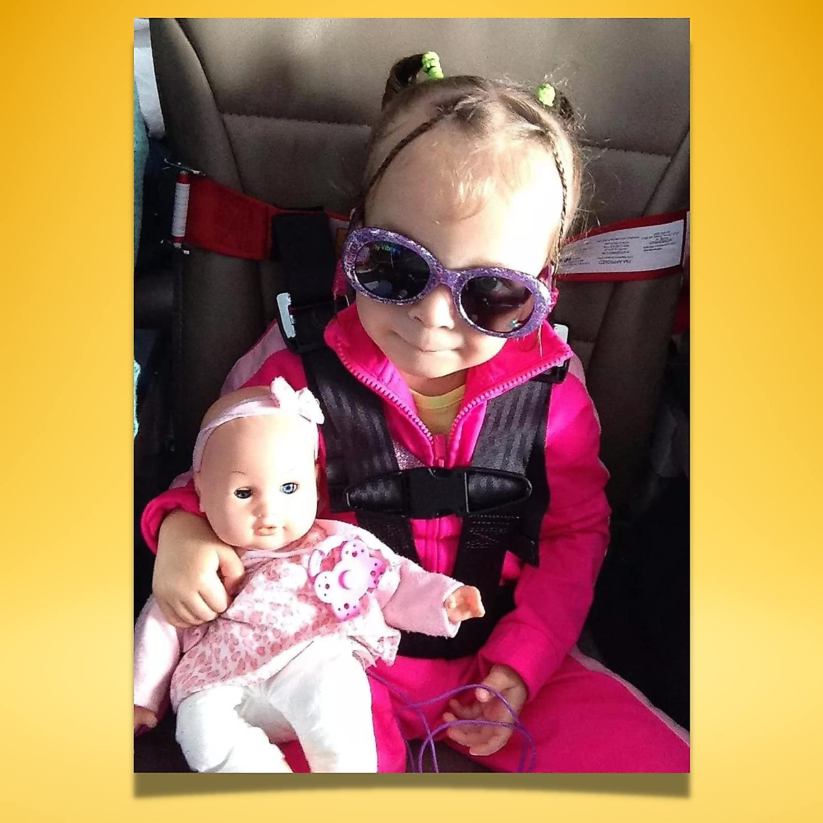 Improved! Child Airplane Safety Travel Harness: Toddler Airplane Travel Essentials. Eliminates The Need for a Car Seat on a Plane - Airplane Travel Accessories for Kids