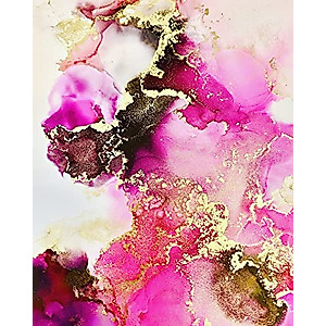 Alcohol Ink Synthetic Paper & Watercolor - Non-Absorbent, Heavy Weight & Tear Resistant - Easily Wipes Off for Reusable Art Paper - Flexible Bright White EVO 9x12 Inch (10 Sheets)