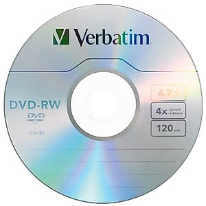 1PK DVD-RW 4X 4.7GB Branded with Jewel Case