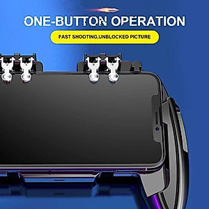 Phone Game Radiator Muted Cooling Fan 2 Triggers Gaming Grip Handle Game Controller