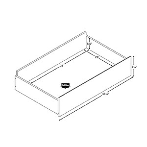 Prepac Select Storage Drawers – Set of 2 on Wheels
