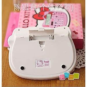 Hello Kitty Calculator Super Cute 12 Digit Calculator Girl and Woman Calculator Large LCD Display Dual Drive by Solar Energy and Battery for School Office Home (White)