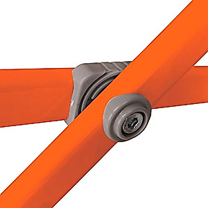 E-Z UP Dome Instant Shelter Canopy, 10' x 10', Vented Top with Wide-Trax Roller Bag & 4 Piece Spike Set, Royal Blue